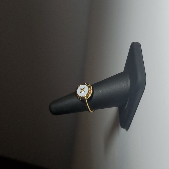 Ted Baker | Jewelry | Ted Baker Baby Blue And Gold Ester Enamel Button ...